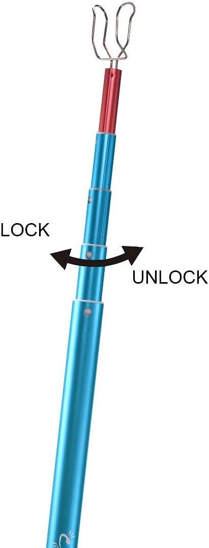 KAILAS Clip-Up Stick Extendable Quickdraw Grabber | Lightweight Blue ...