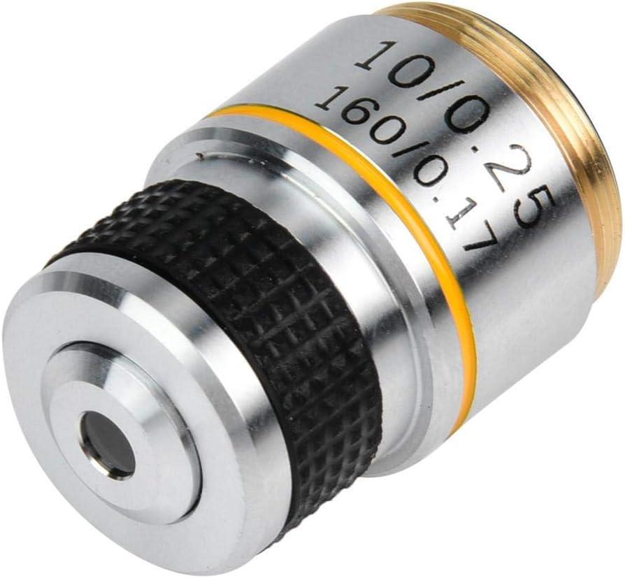 Achromatic Microscope Objective, 10X Achromatic Objective Lens, 160/0 ...