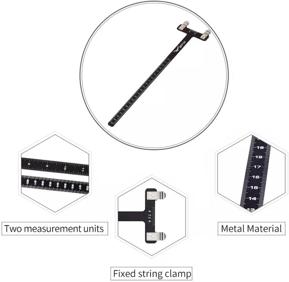 SOPOGER Archery Bow Square Ruler for Recurve and Compound Bows ...
