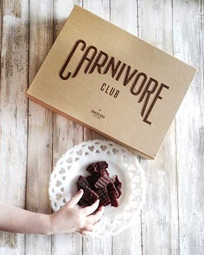 Carnivore Club Beef Jerky Box - Delicious Meat Snack Sampler Gift ...