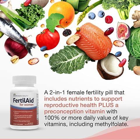 FertilAid for Women: Fertility Supplement with Vitex for Regular Cycle ...