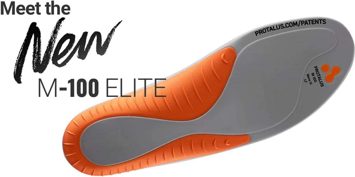 Protalus M-100 Elite Stress Relief Insoles for Men's Boots - Patented ...