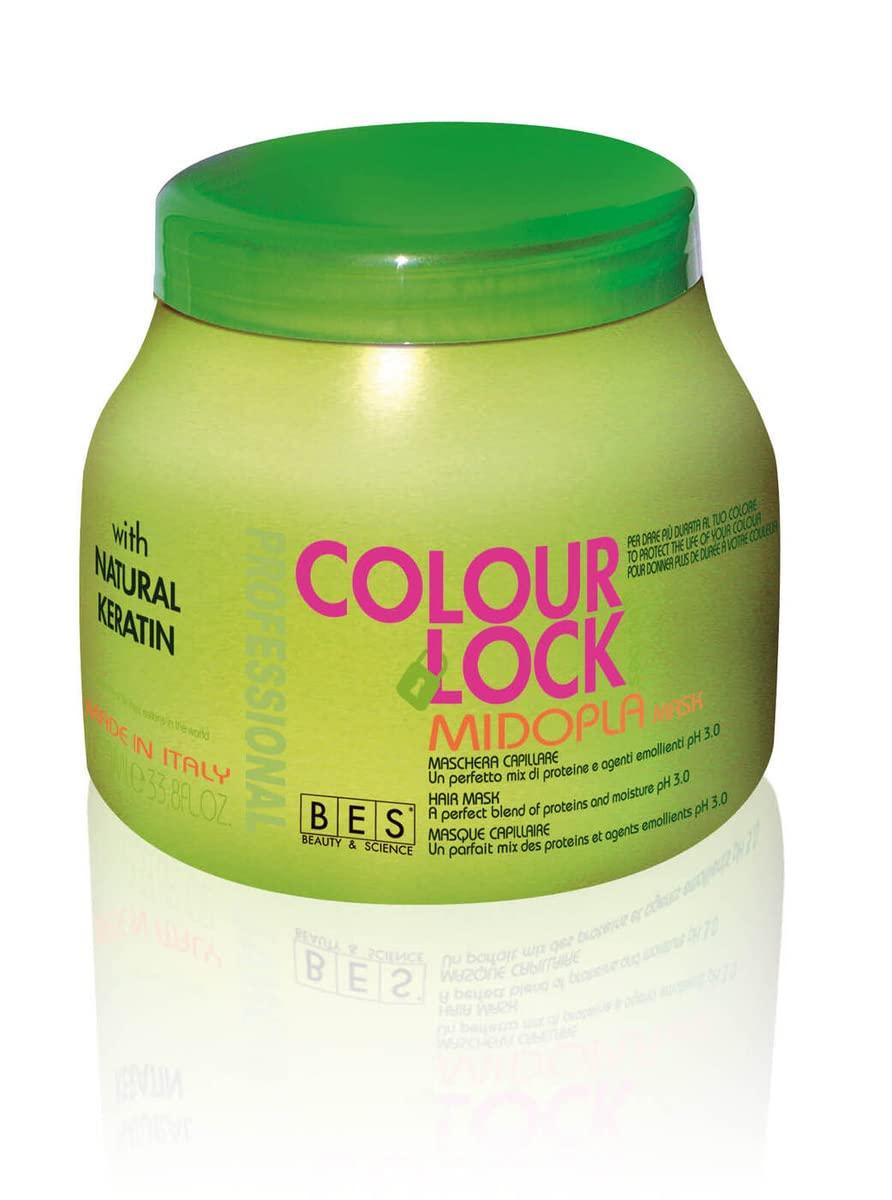 Buy BES Colour Lock Midopla Conditioning Treatment Hair Mask 250 ML ...