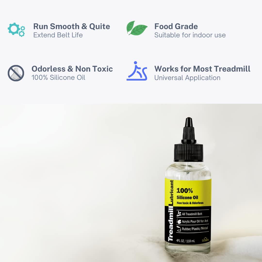 CARTEGORY Silicone Treadmill Lubricant Spray with Application Tube ...