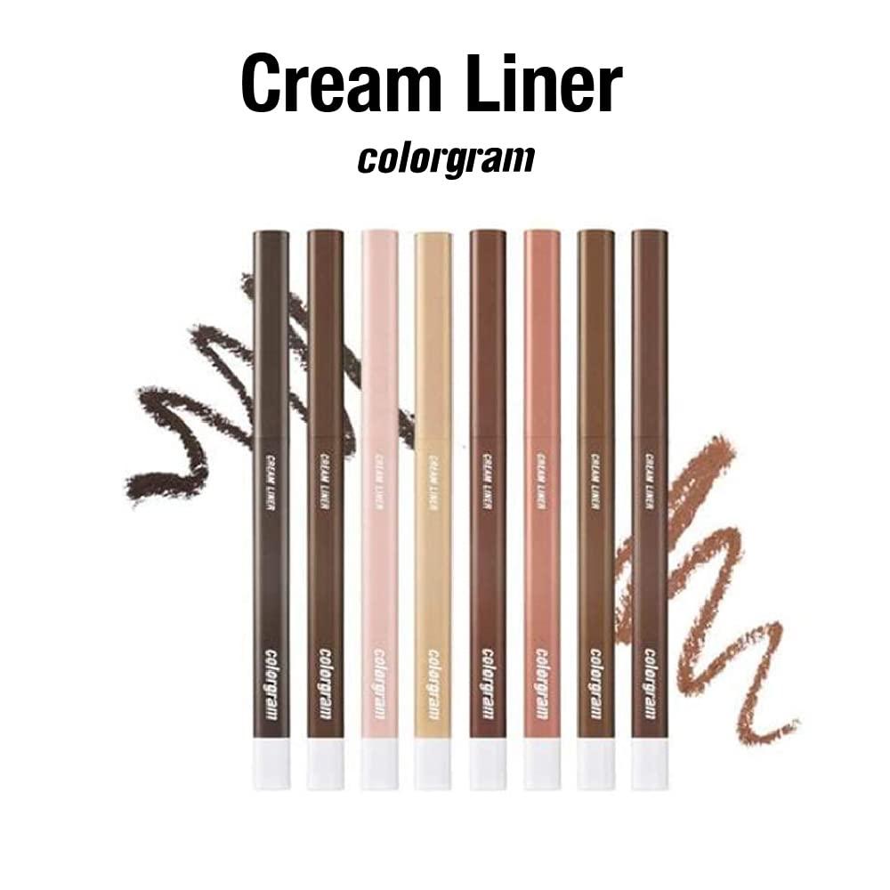 COLORGRAM Cream Liner 0.25g - True Beauty K-Drama Makeup | Intense ...