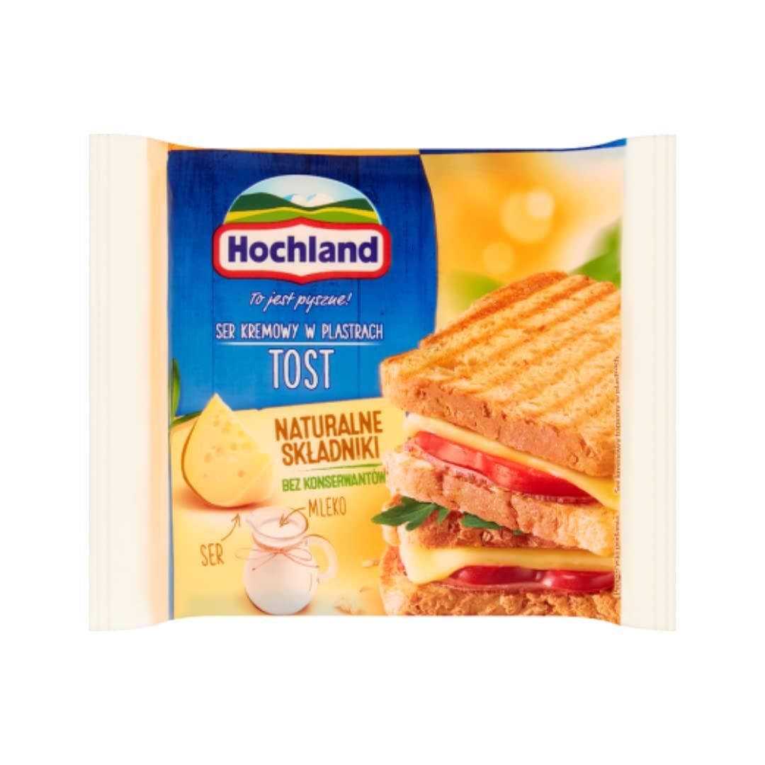 Hochland Sliced Plain Toast Cheese (Topiony Plastry Tost) 130gr x 10 ...