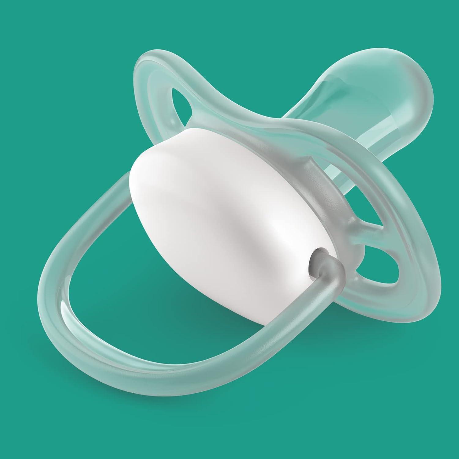 Philips Avent Ultra Air Night Pacifiers for Babies 0-6 Months | 4-Pack ...