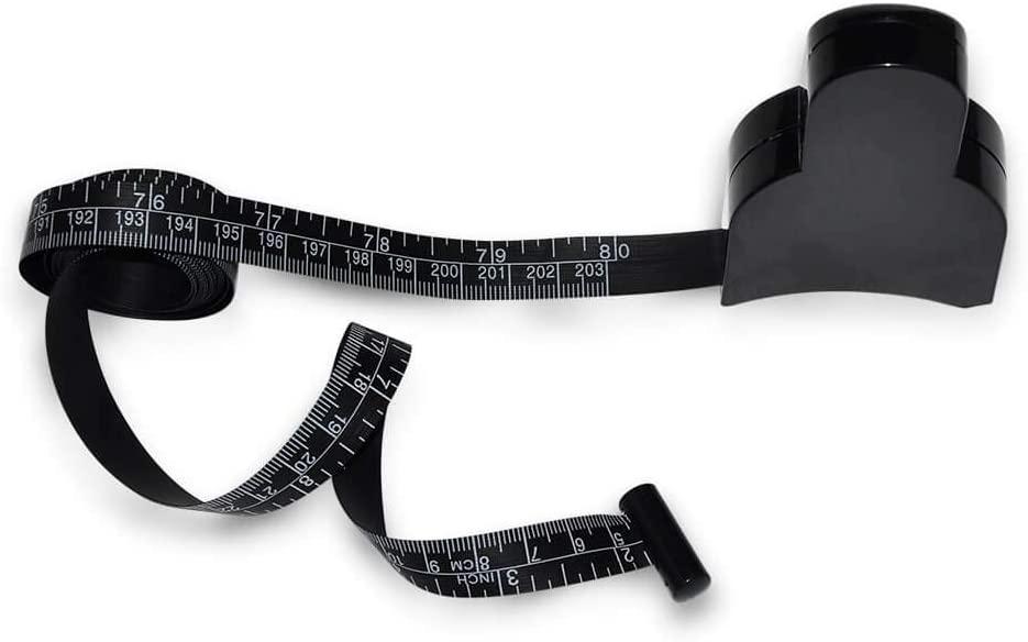 WIN TAPE 80 205cm Waist Body Tape Measure with Push Button Measuring ...