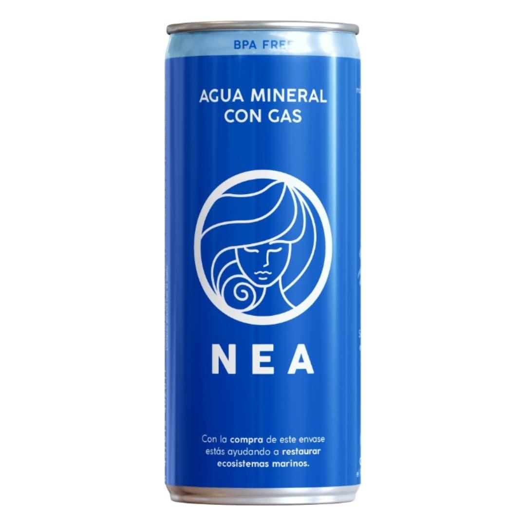 NEA Sprudel Mineral Water - Carbonated Can Pack (24 x 33cl) - Premium ...