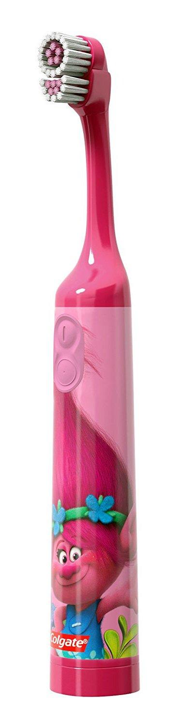 Poppy Trolls Kids Toothbrush Bundle - Includes Powered Toothbrush, Mild ...