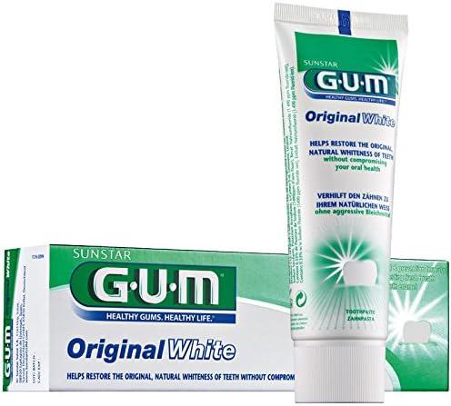 GUM Original White Toothpaste 75ml - 12 Pack | International Shipping ...