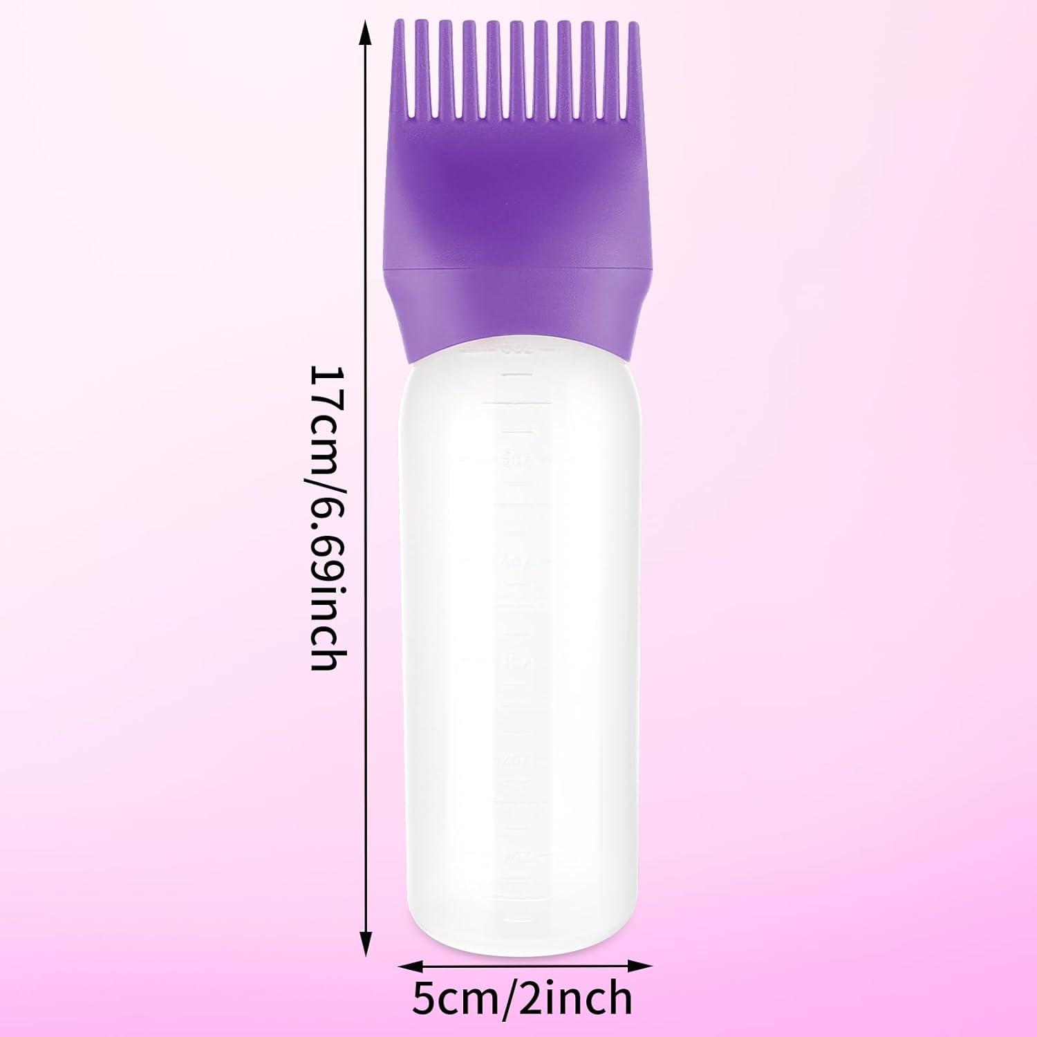 SIBBA 170ml Root Comb Applicator Bottle - Professional Hair Oil ...