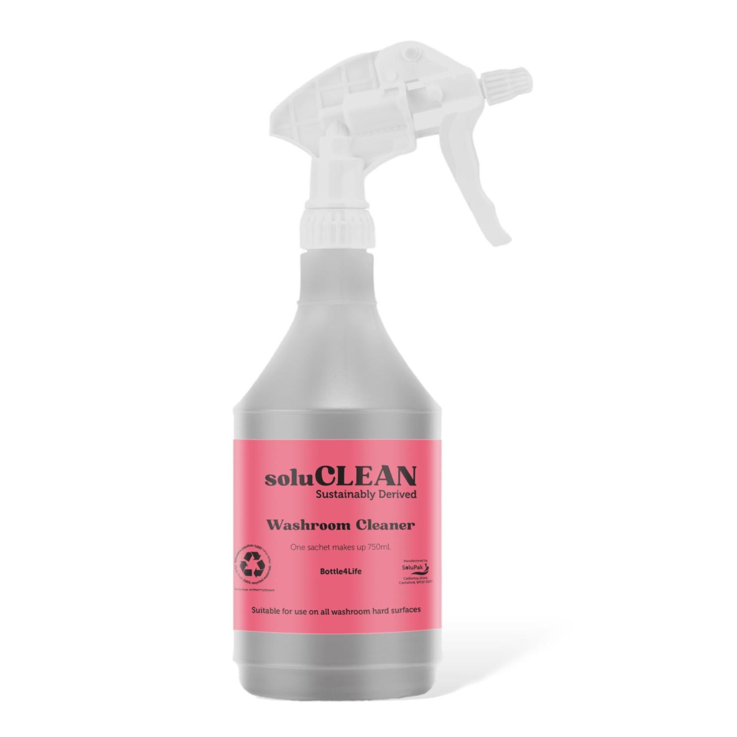 Soluclean Washroom Cleaner Empty Trigger Spray Bottle for HouseHold ...