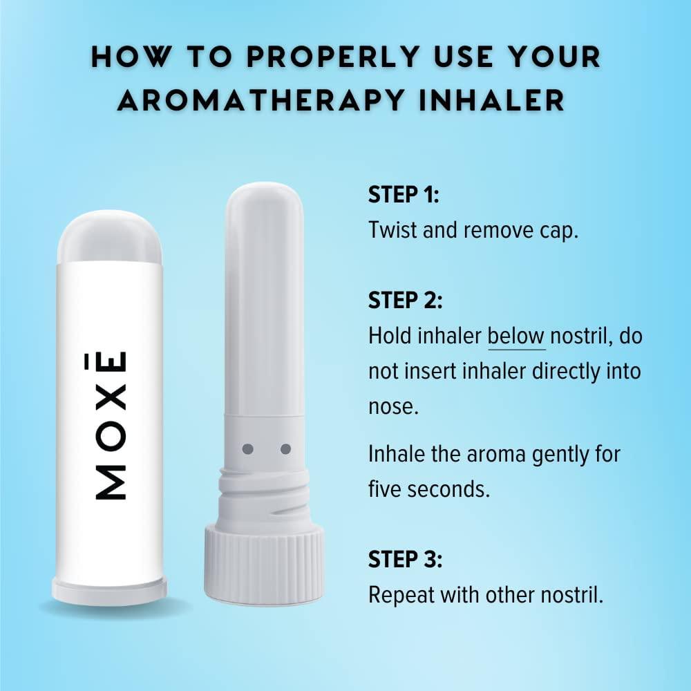 Moxe Eucalyptus Essential Oil Nasal Inhaler for Sinus & Congestion ...