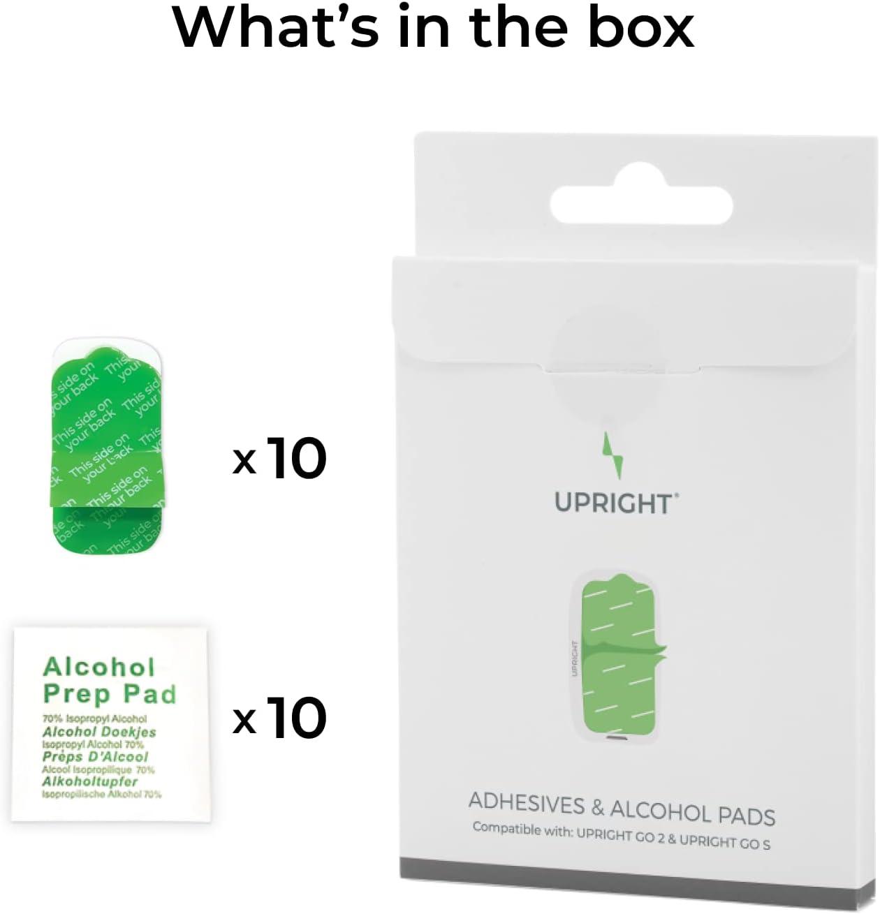 Upright GO2 Reusable Adhesive Replacement Pack - 10 Count | Adhesive 10 ...