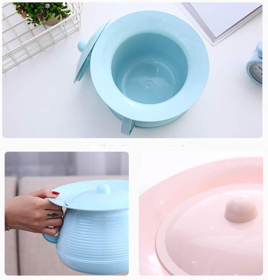 OOCOME Chamber Pot Bedpan Urinal Bottle - Pink Kids, Women, Men Urine ...