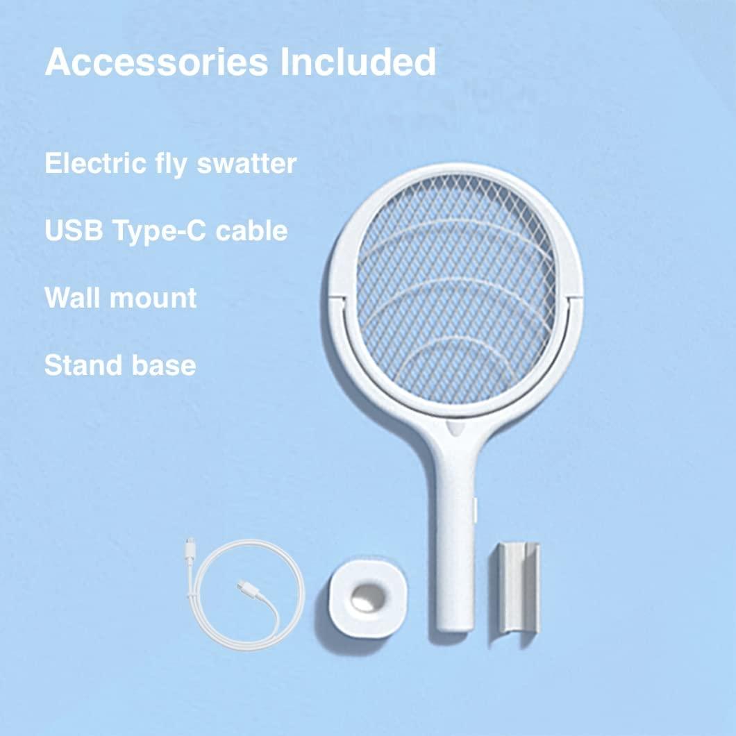 Anne Diary Electric Bug Zapper Racket Mosquito Fly Gnat Wasp Killer USB ...