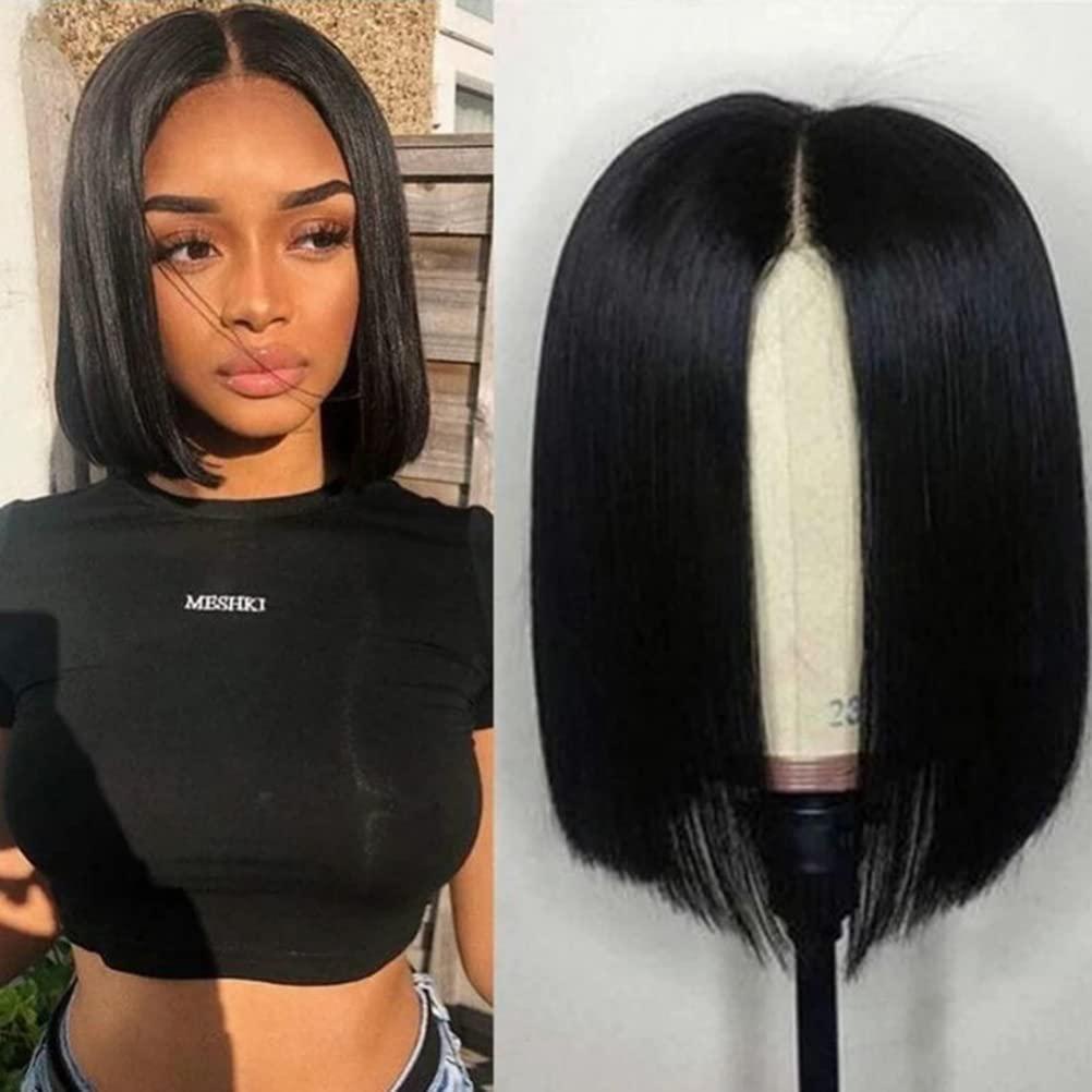 Buy Tangyang Just Bob Wig | Virgin Real Hair Short Straight Lace Front ...