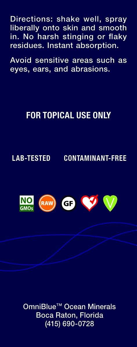 OceanPower Topical Spray | Pure Magnesium & 70+ Trace Minerals ...