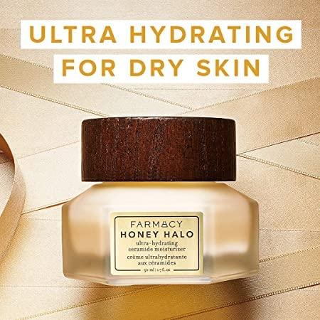 Farmacy Honey Halo Ceramide Face Moisturizer Cream - Hydrating Facial ...