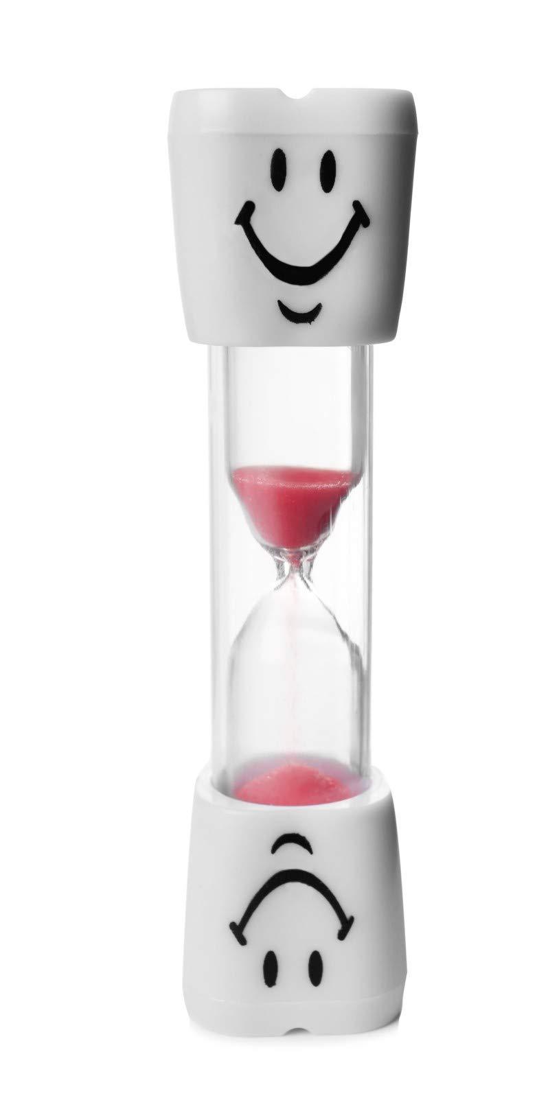AKORD Kids Sandglass Toothbrush Timer - Red - 2 Minutes | Children's ...