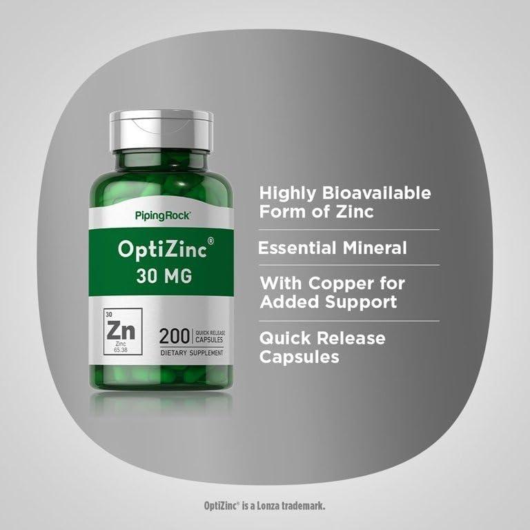 SPEC OptiZinc 30mg + Copper - 200 Capsules for Immune Support | Buy Now ...