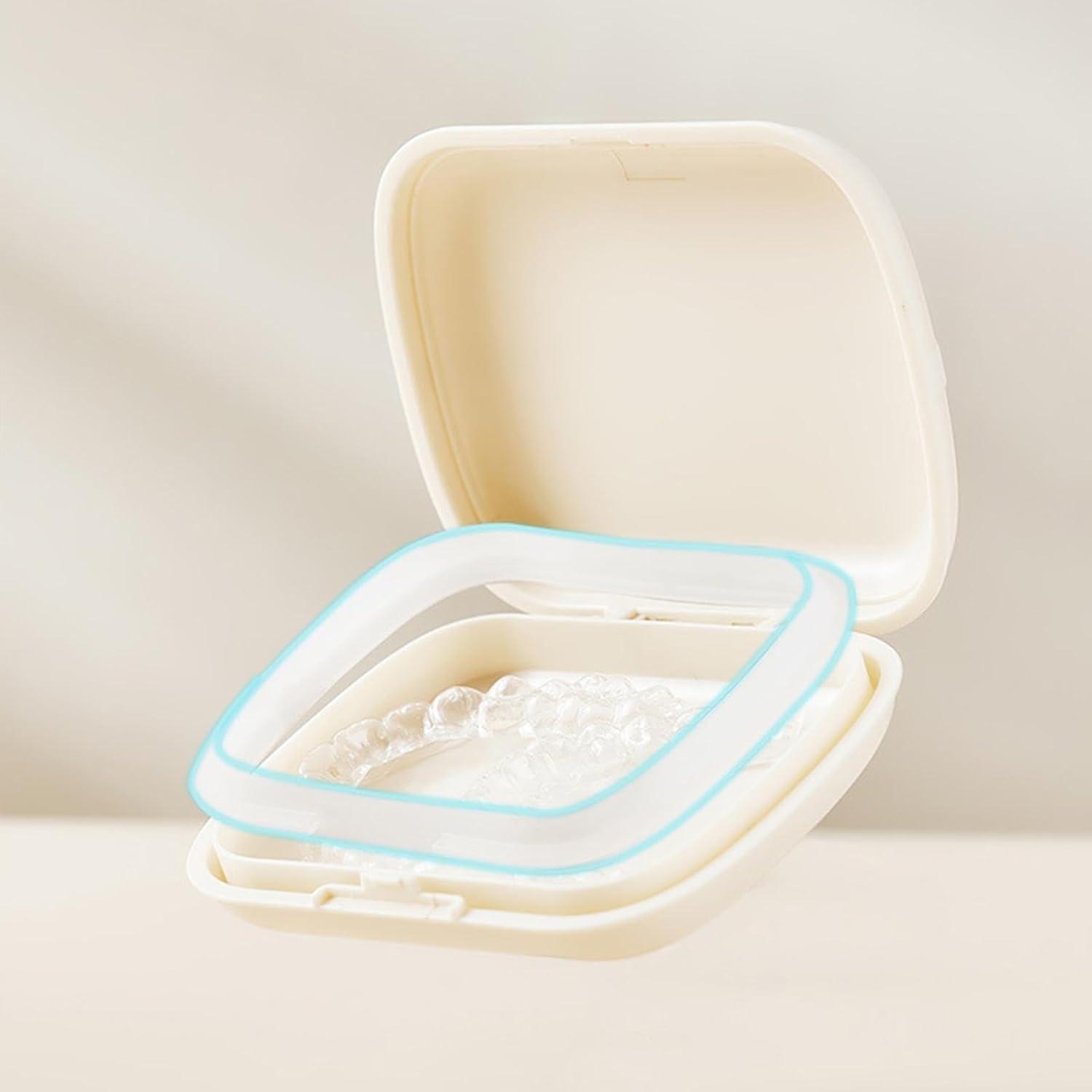 Buy Slim Storage Case for Orthodontic Braces & Dentures - 1/2 Pieces ...