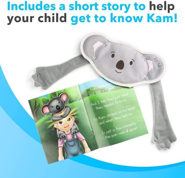 Kam The Koala Kids Ice Pack - Boo Boo Relief for Newborns - Halo Mask ...