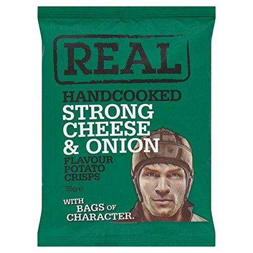 Real Handcooked Strong cheese & Onion 24x35g | Buy Now with Express ...