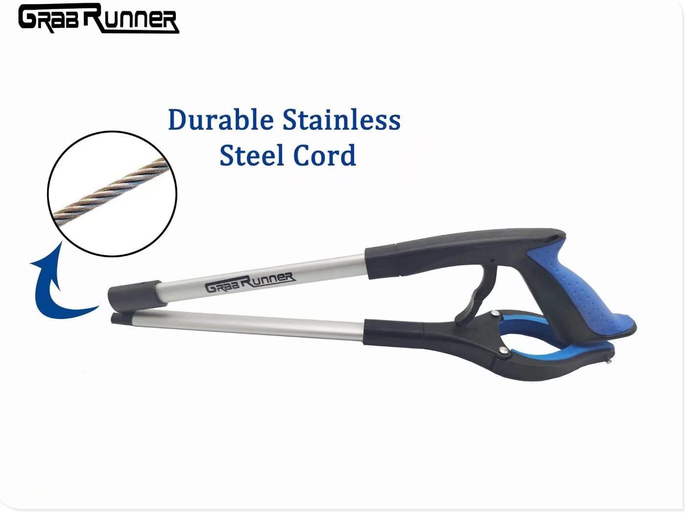 2-Pack 32 Inch GrabRunner Folding Reacher Grabber Tool with Magnetic ...