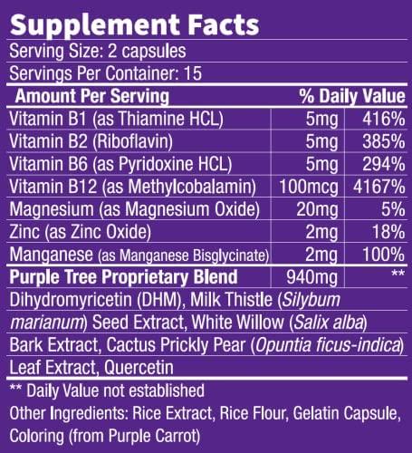 Purple Tree Celebration Pills | Rapid Hydration & Liver Detox | DHM ...