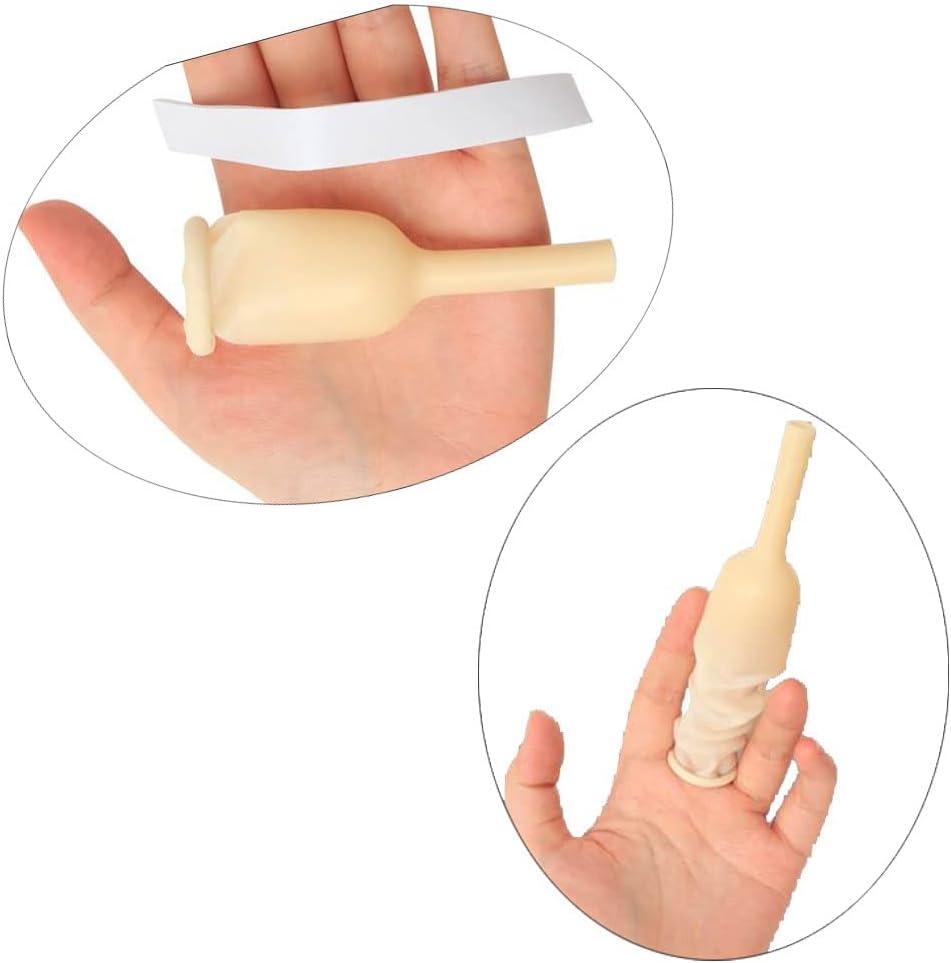 20 Pack Self-Adhering Male External Condom Catheter 25mm Medium - Soft Latex - Urinal Bag for ...