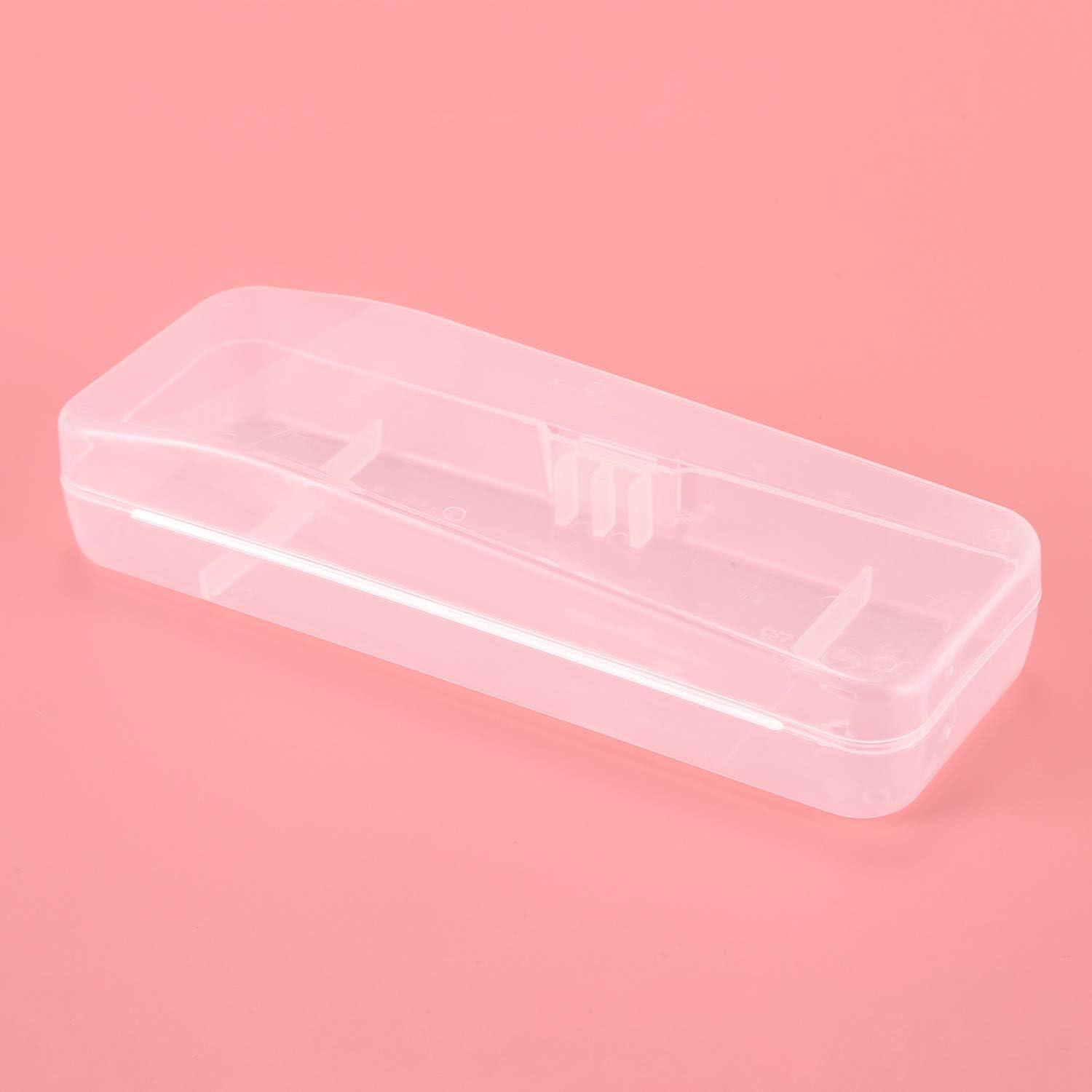 Senmubery Travel Double Edge Razor Storage Box - Transparent Holder ...