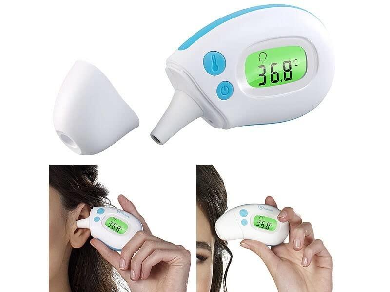 Newgen Medicals Ear Thermometers - Mini Infrared Fever Thermometer for ...