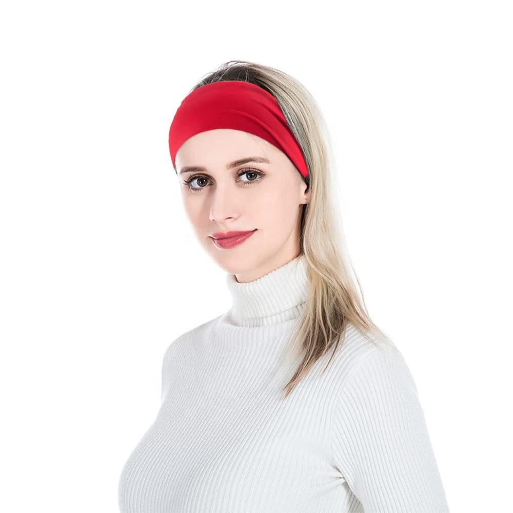 Yeshan Pack Of 12 Wide 5 Inch Wicking Stretchy Athletic Bandana