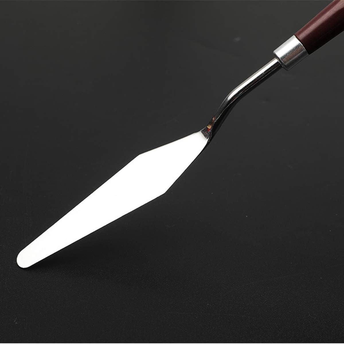 5-Piece Stainless Steel Palette Knife Set for Oil, Acrylic, and Canvas ...