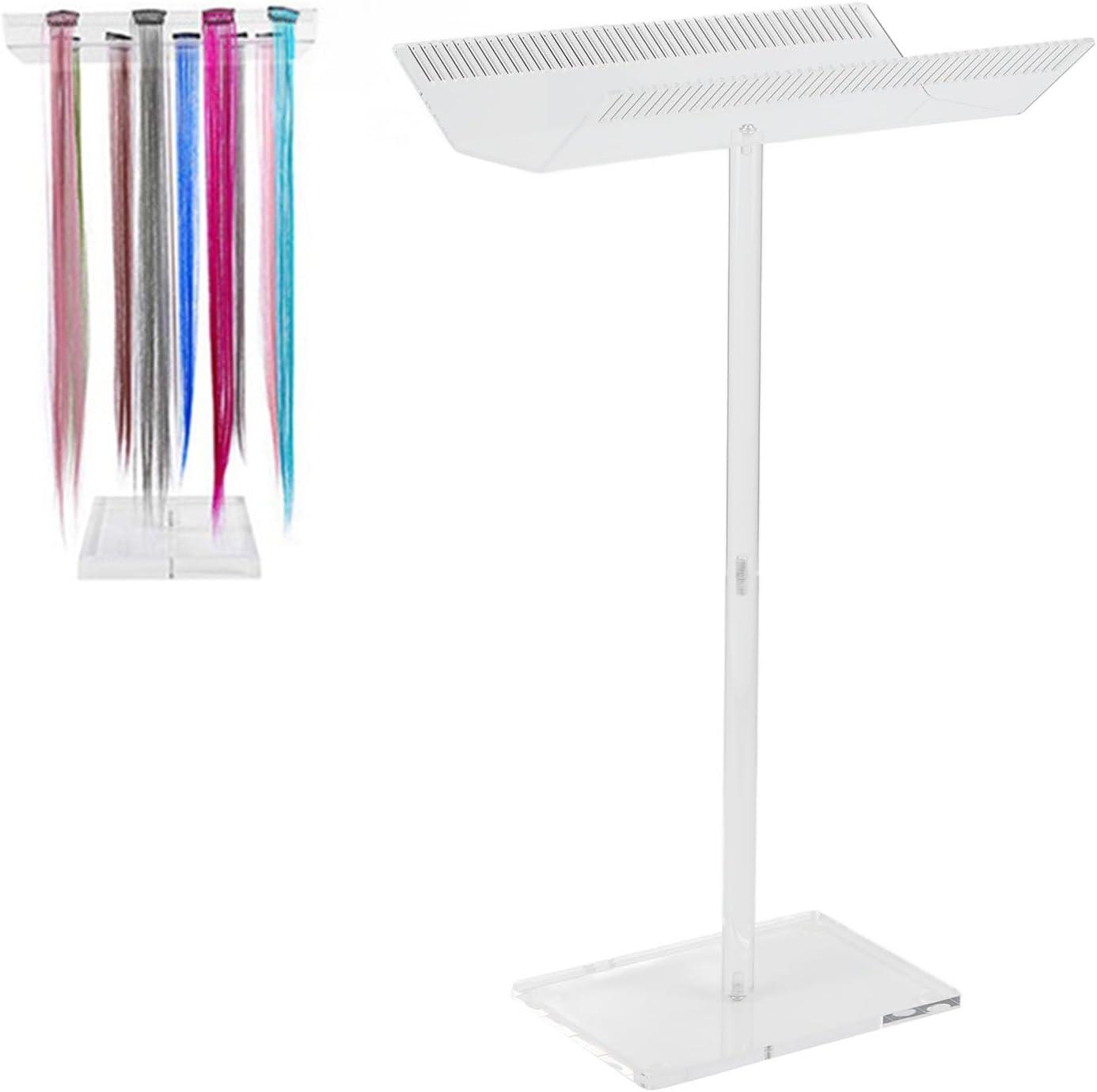 Acrylic Hair Extension Stand Wigs Display Rack Holder Wigs Styling Tool ...