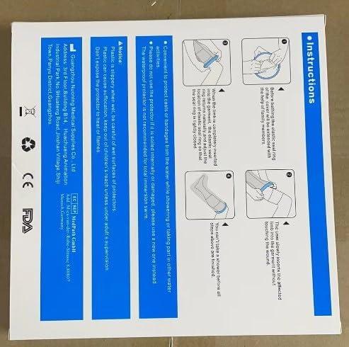 Apasiri Waterproof Foot Cast Cover - Reusable Adult Ankle Toe Protector ...