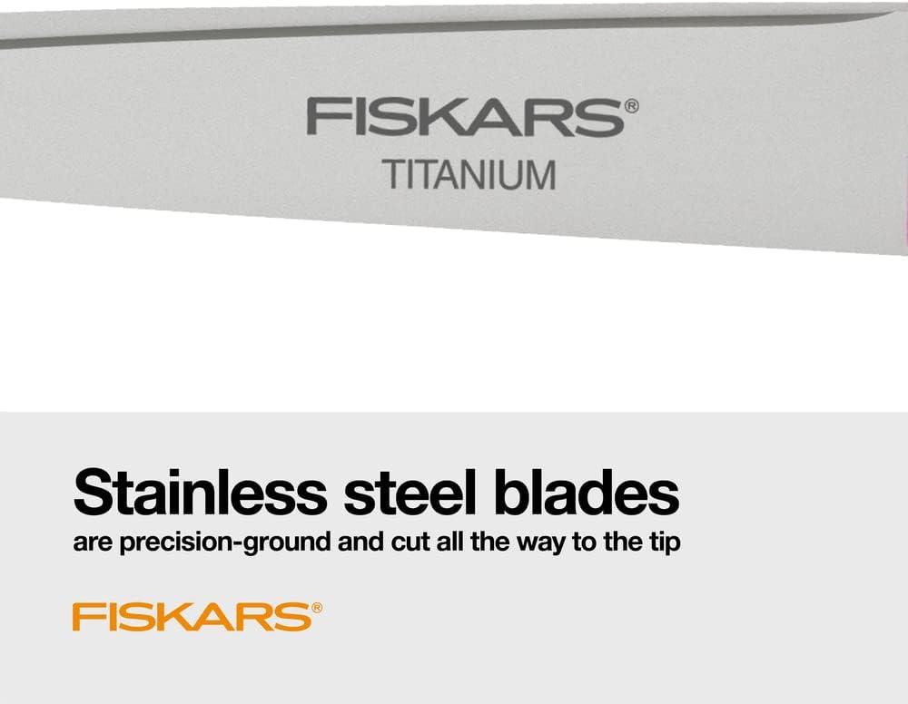 Fiskars Crafts Purpose Titanium Softgrip Fiskars Scissors 3 Pack Blue ...
