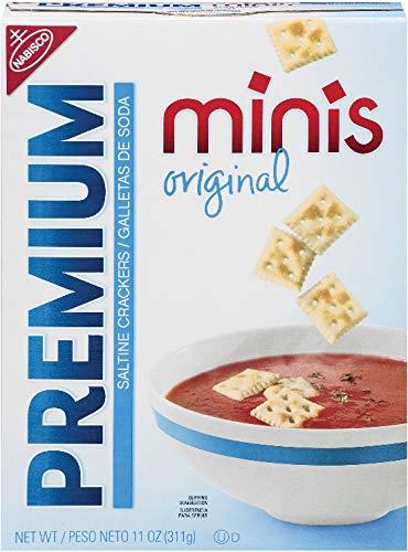 Premium Minis Saltine Crackers Original 11oz - Pack of 4 | Delicious ...