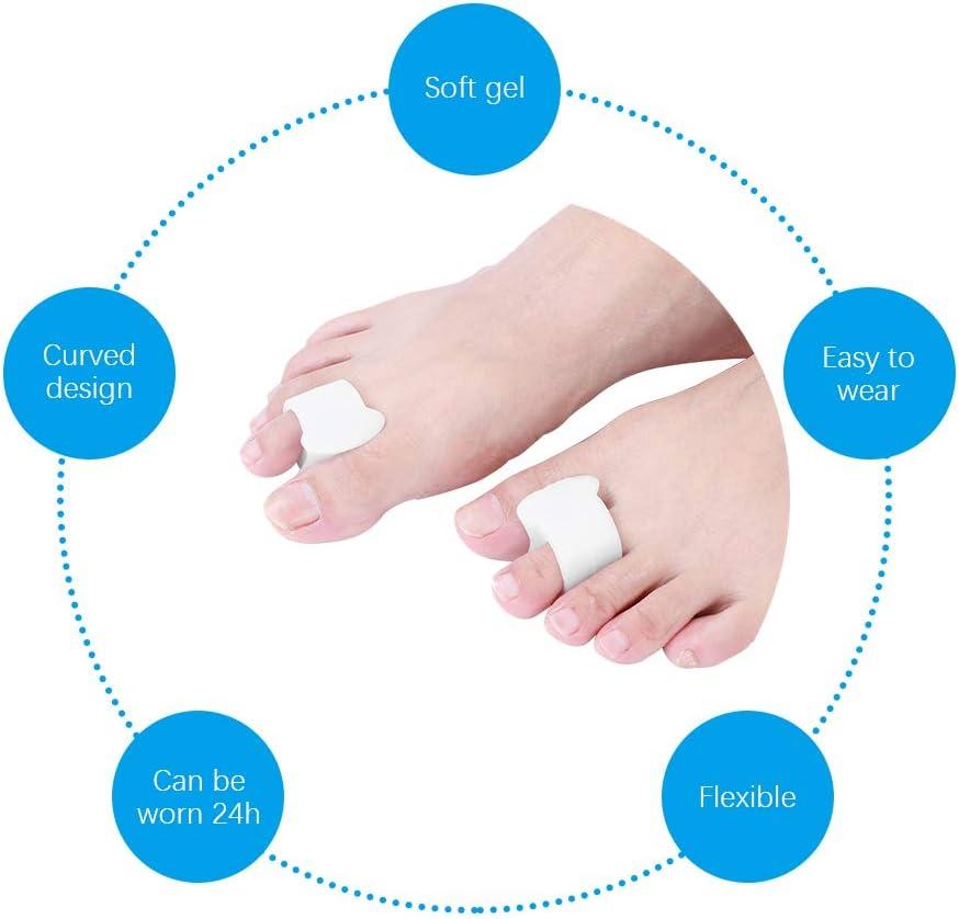 Bunion Corrector Toe Separators - Washable Curved Design for ...