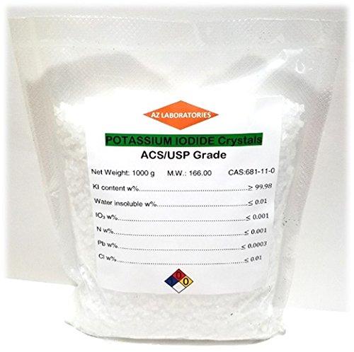 Potassium Iodide USP Crystals 1000g - 1 KG | Pure & High Quality | Buy ...