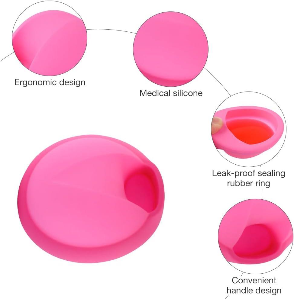 2-Pack Silicone Menstrual Disc - Reusable Periodic Disc in 2 Sizes (S ...