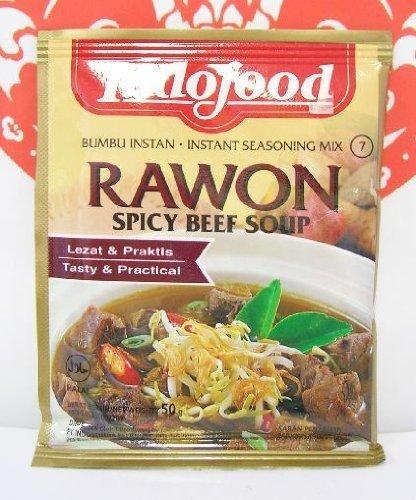 Indofood Rawon (Spicy Beef Soup) - 1.6 oz (12 packs) by Indofood | Buy ...
