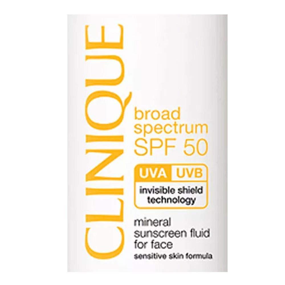 Clinique SPF 50 Mineral Sunscreen Fluid for Face - 1oz | Broad Spectrum ...
