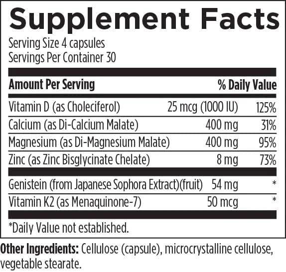 Reignite Wellness Complete Bone Support - Daily Calcium Supplement for ...