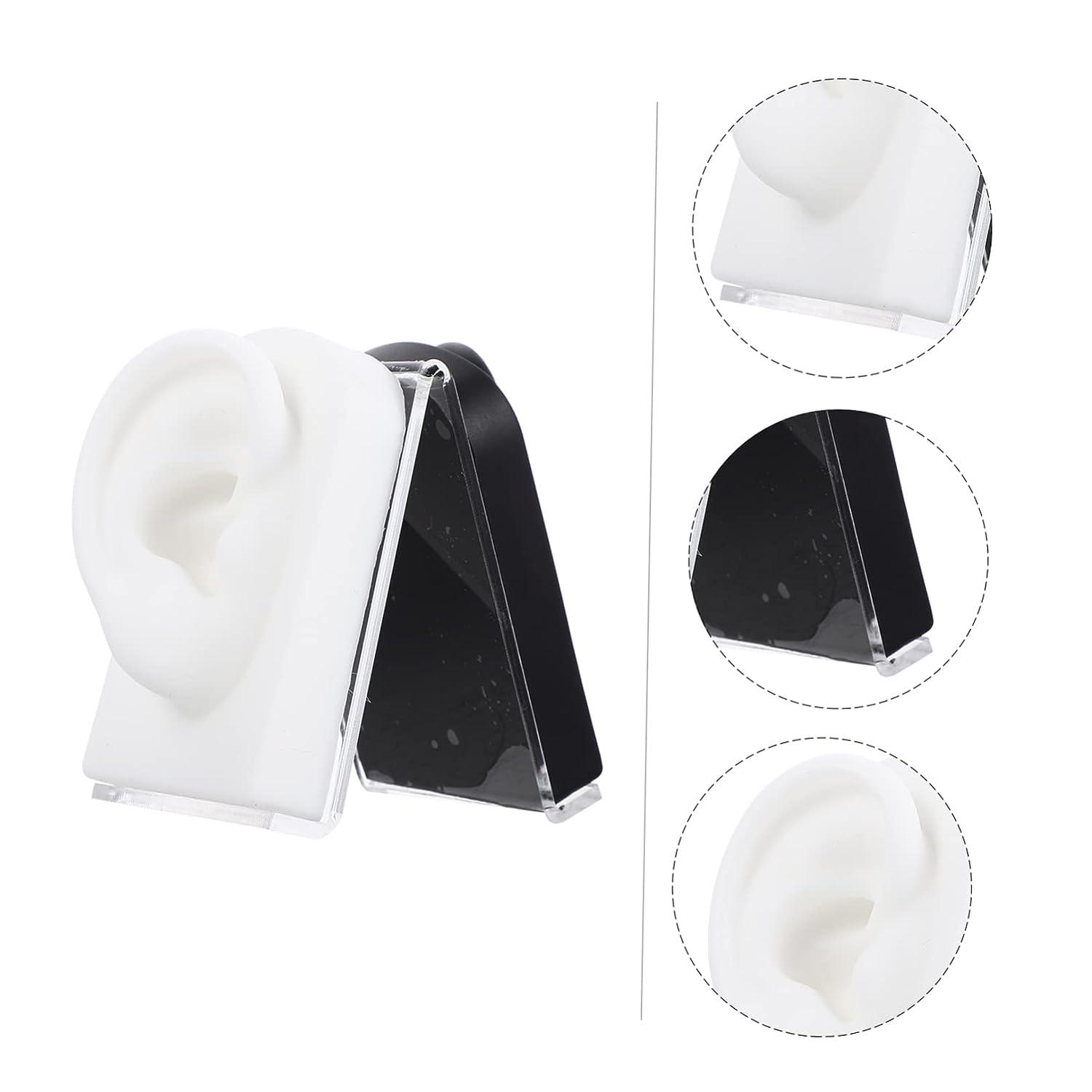 Hemoton Silicone Ear Model Piercing Tools Set - Jewelry Pro Tools for ...