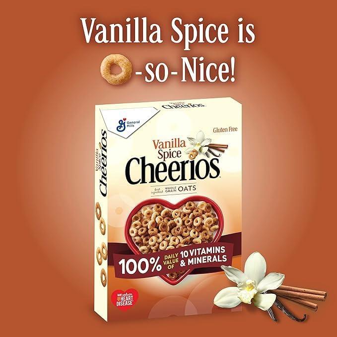 General Mills Vanilla Spice Cheerios Cereal 12oz (340g) | Made with ...