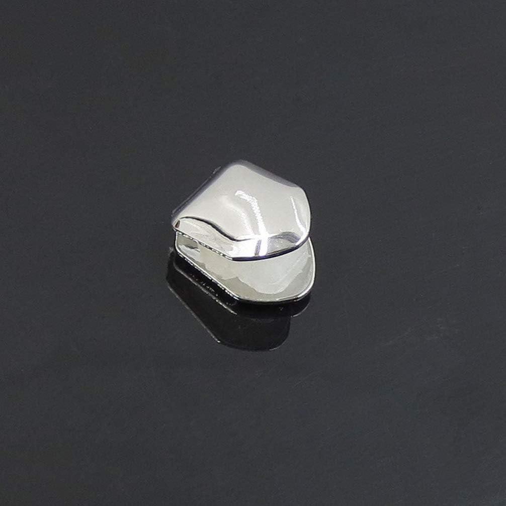ULTNICE Silver Single Tooth Fangs Cap Hip Hop Grills Set - Dental Grill ...