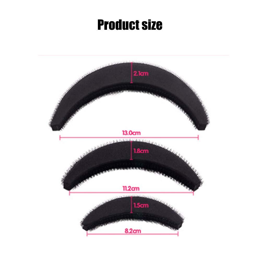 KOOBOOK 3 Sets (9PCS) Hair Volume Increase Puff Sponge Insert Tool for ...